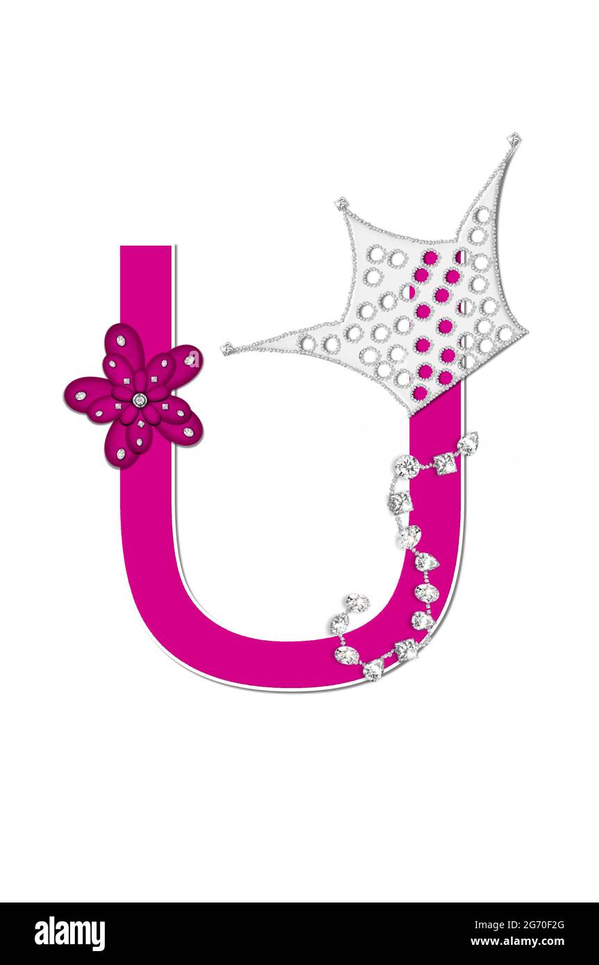 The Letter U In Pink