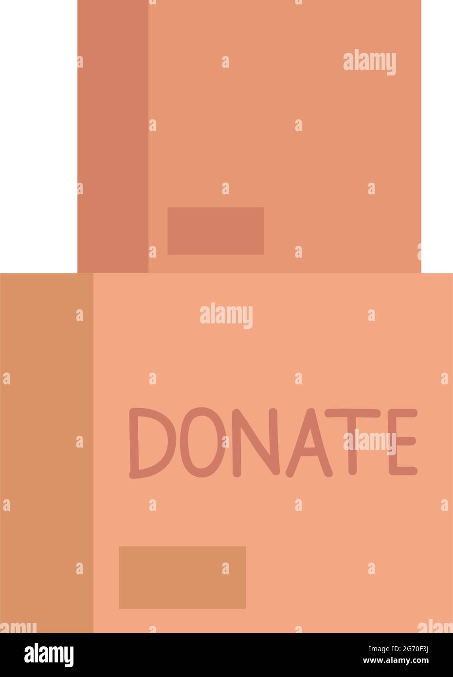 donate boxes carton Stock Vector Image & Art - Alamy