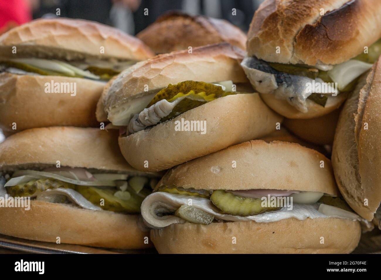 a selection of fish rolls Stock Photo - Alamy