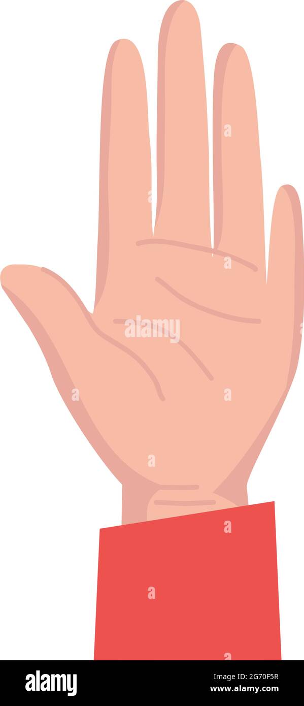 hand human stop Stock Vector Image & Art - Alamy