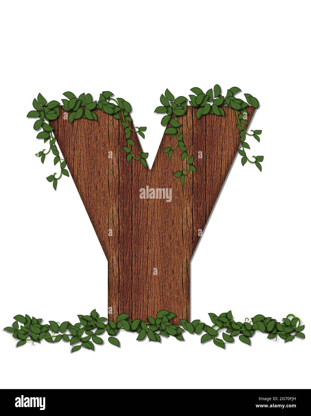 Overgrown vines illustration Cut Out Stock Images & Pictures - Alamy