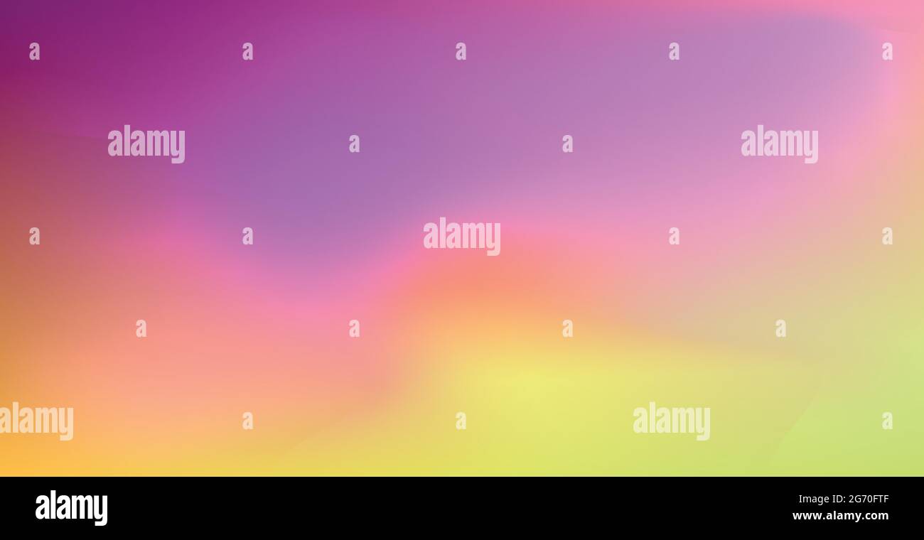Blurred large panoramic summer background multicolored gradient ...