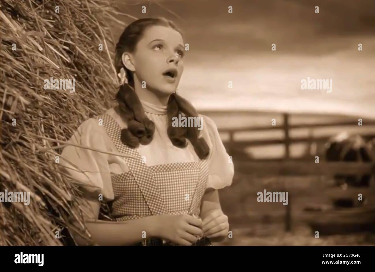 USA. 1939. CLASSIC FILMS. Judy Garland as Dorothy Gale sings the song ...