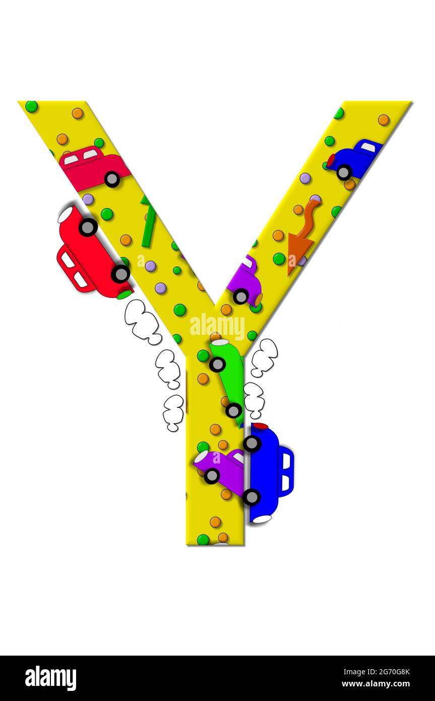 Cartoon letter y hi-res stock photography and images - Alamy