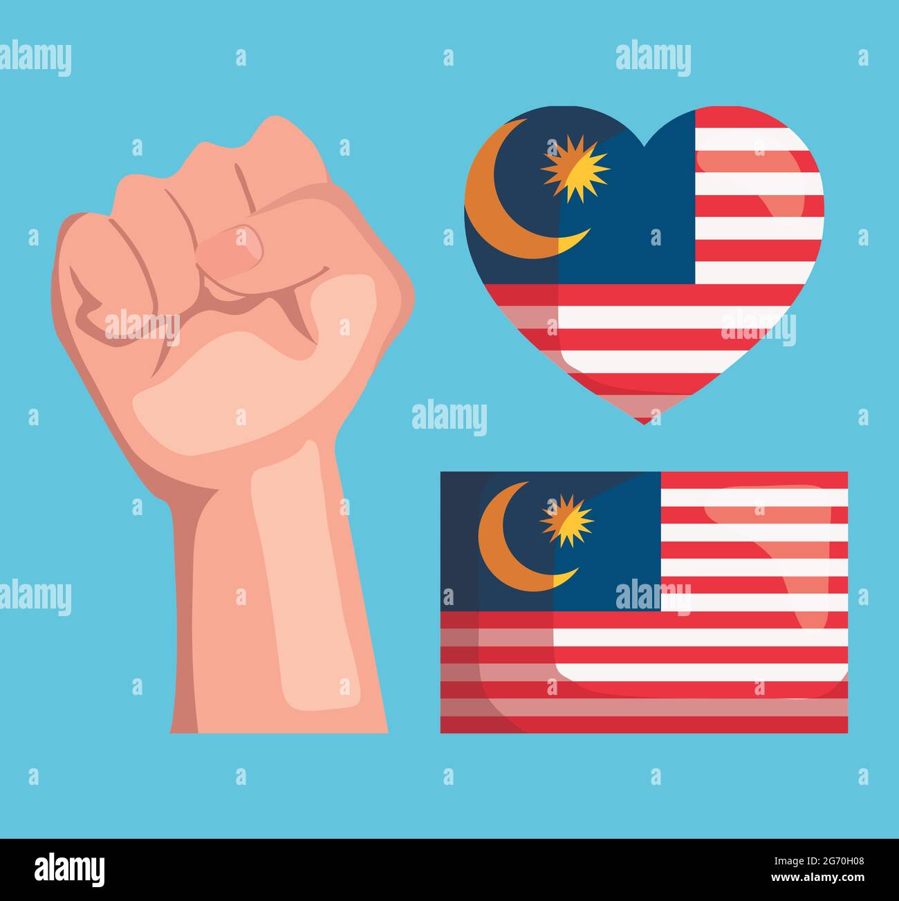 three merdeka icons Stock Vector Image & Art - Alamy