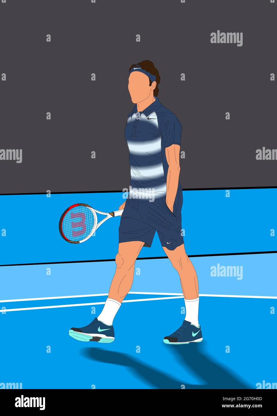 Roger Federer London 2012 Stock Photo - Alamy