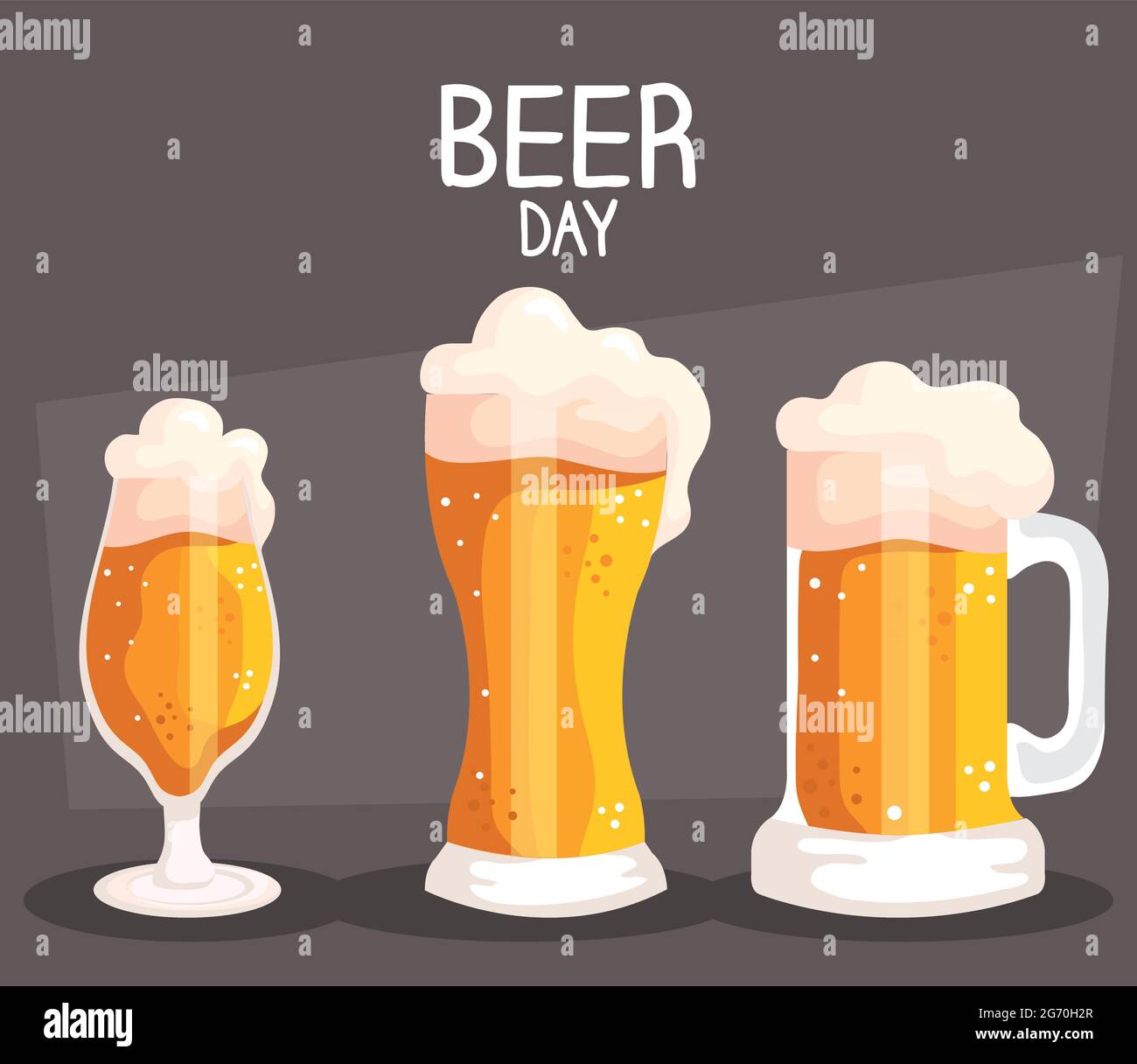 beer day drinks poster Stock Vector Image & Art - Alamy