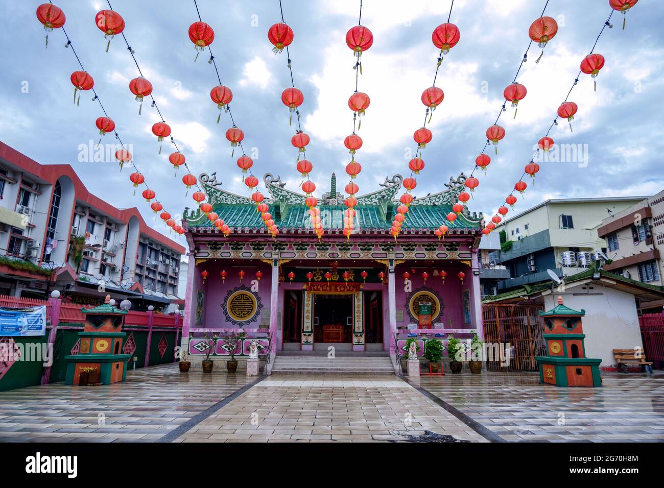Labuan, Malaysia - 5th April 2021: The oldest Chinese temple known as ...