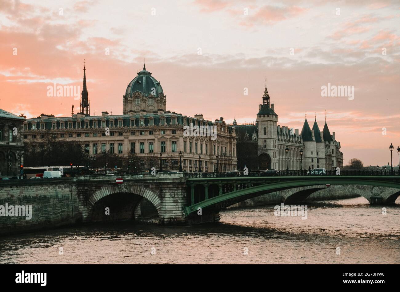 PARIS, FRANCE - Oct 28, 2020: A beautiful landscape shot of the ...
