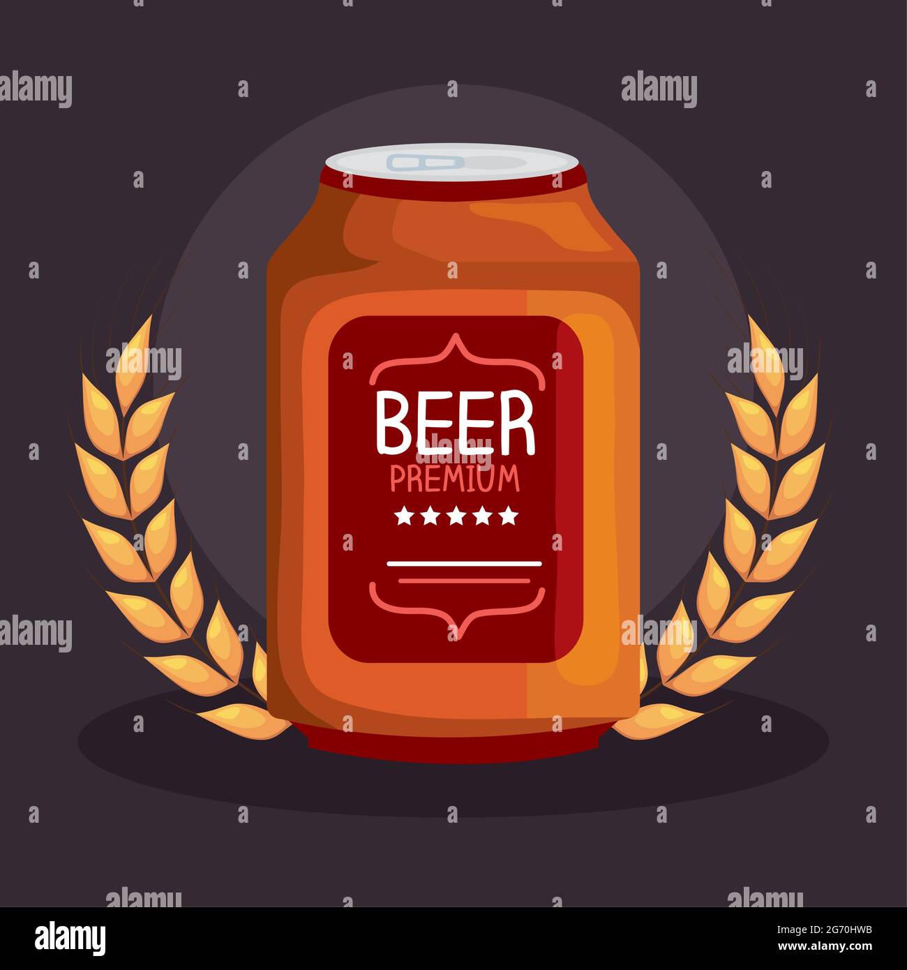 beer can poster Stock Vector Image & Art - Alamy