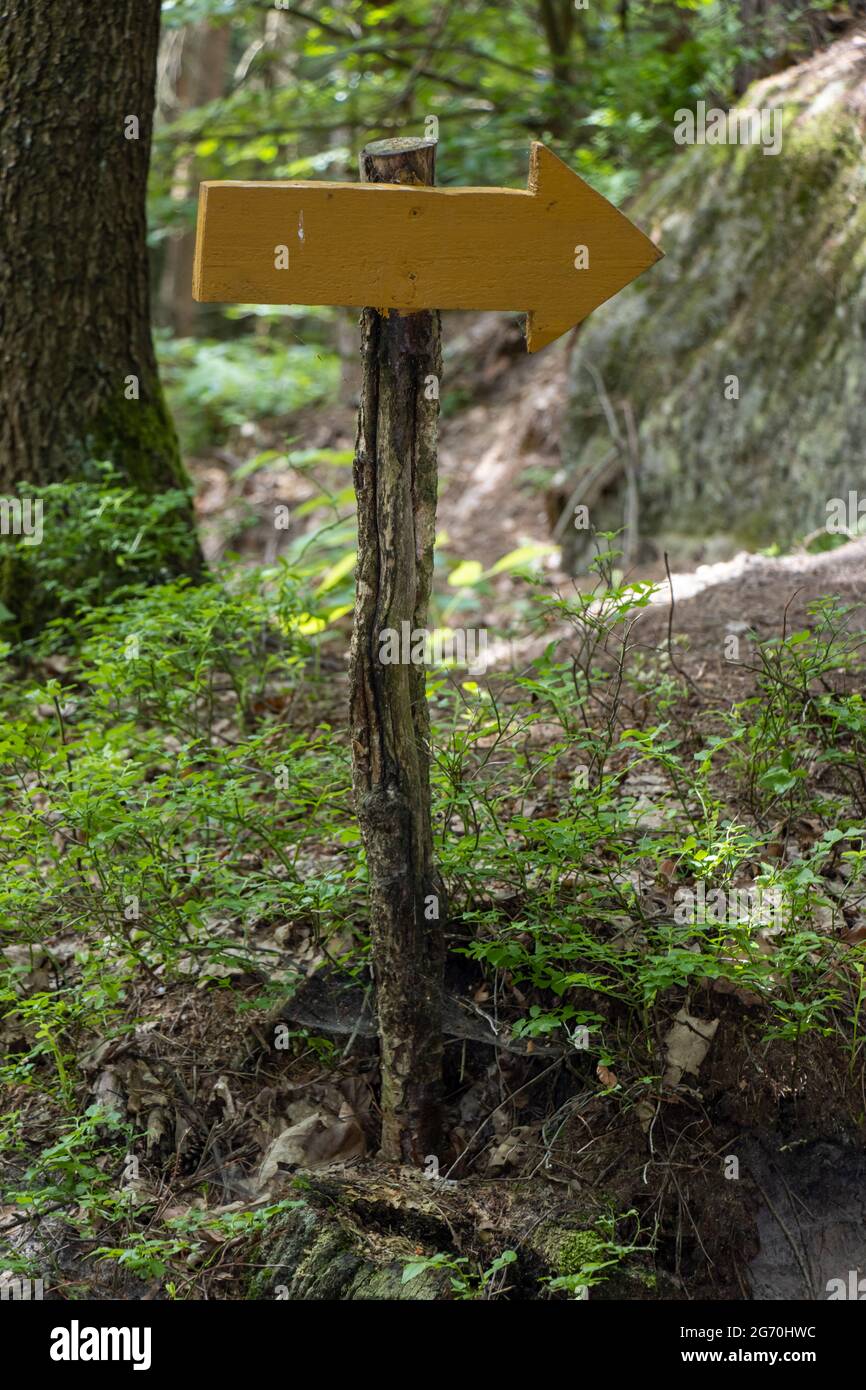 Directional stick hi-res stock photography and images - Alamy