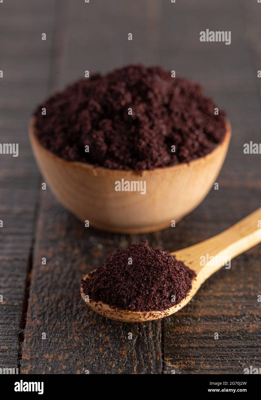 A Bowl Full of Organic Acai Powder a Superfood Stock Photo - Alamy