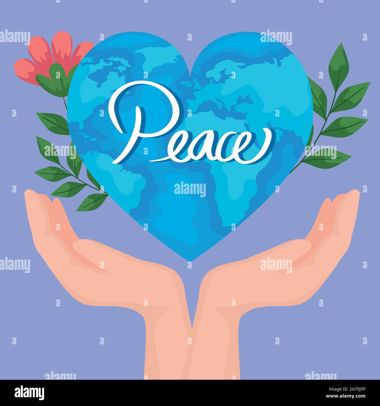 peace world poster Stock Vector Image & Art - Alamy