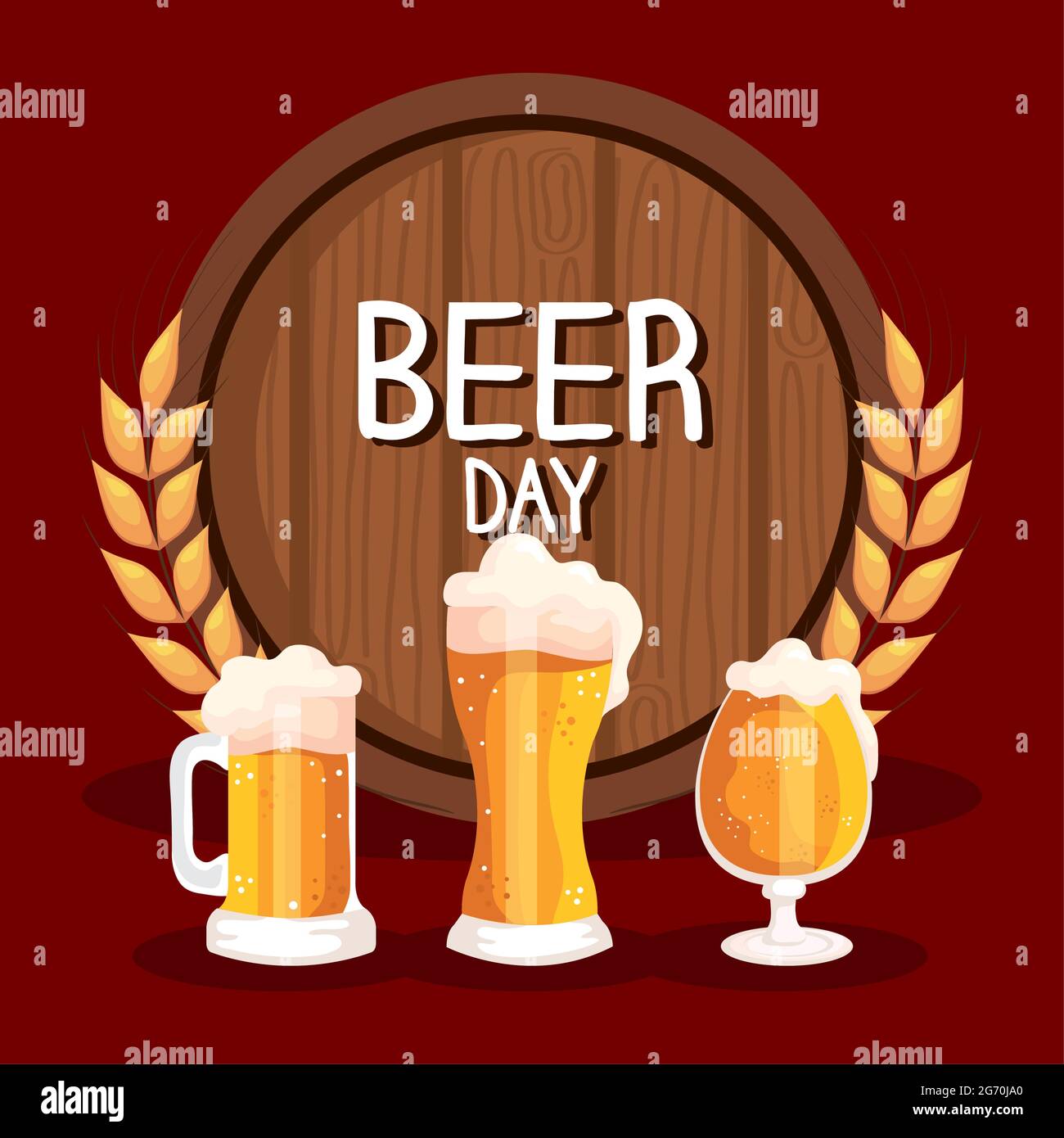beer day poster Stock Vector Image & Art - Alamy