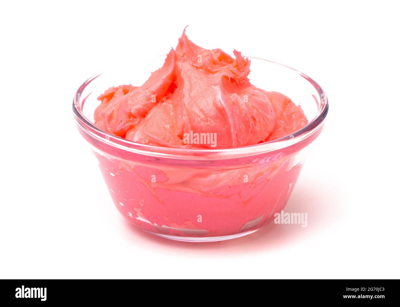 Bowls of Primary Colored Icing Mixed withed with Gel Food Coloring ...