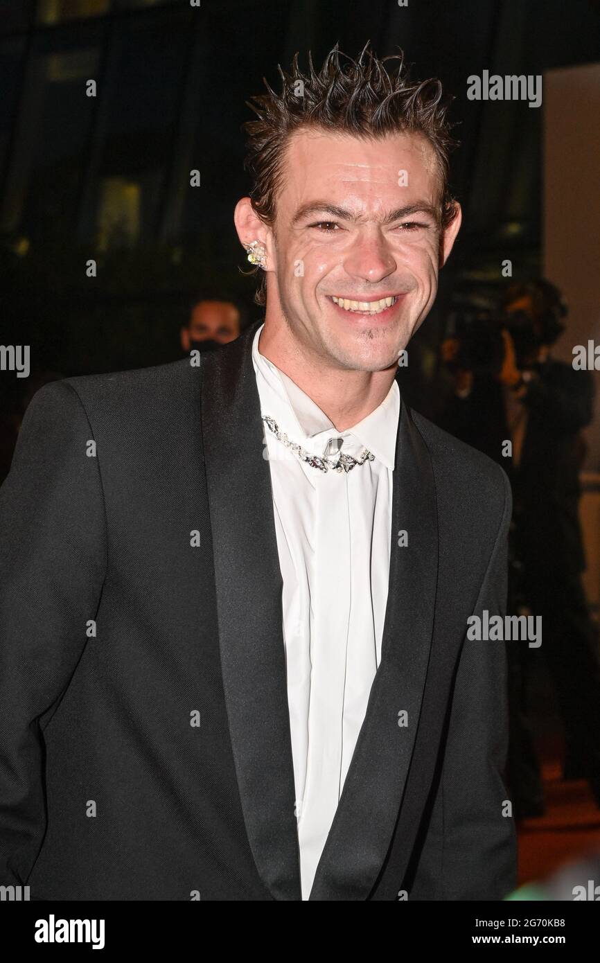 Cannes, France. 09th July, 2021. Felix Maritaud attending the premiere ...