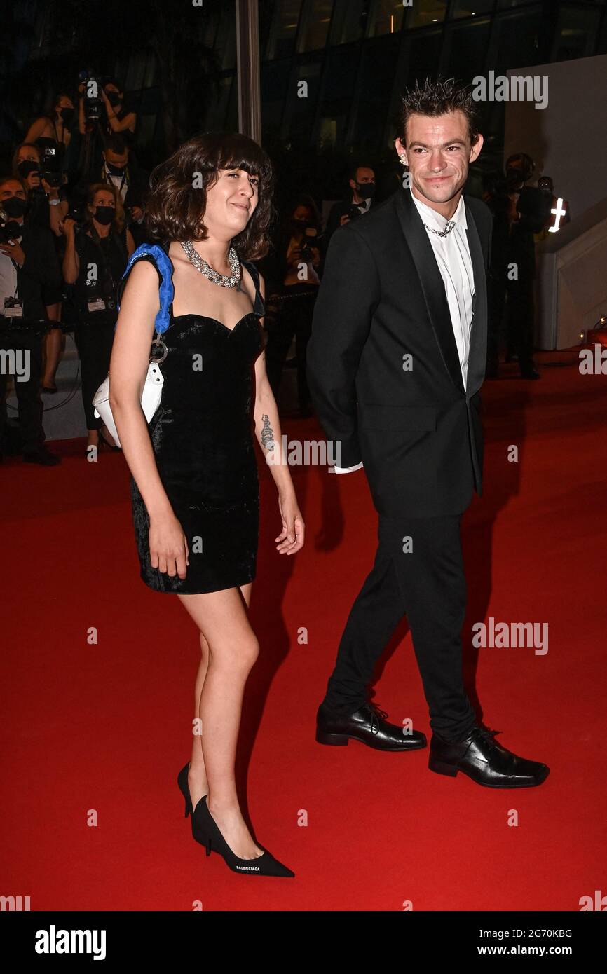 Cannes, France. 09th July, 2021. Felix Maritaud attending the premiere ...