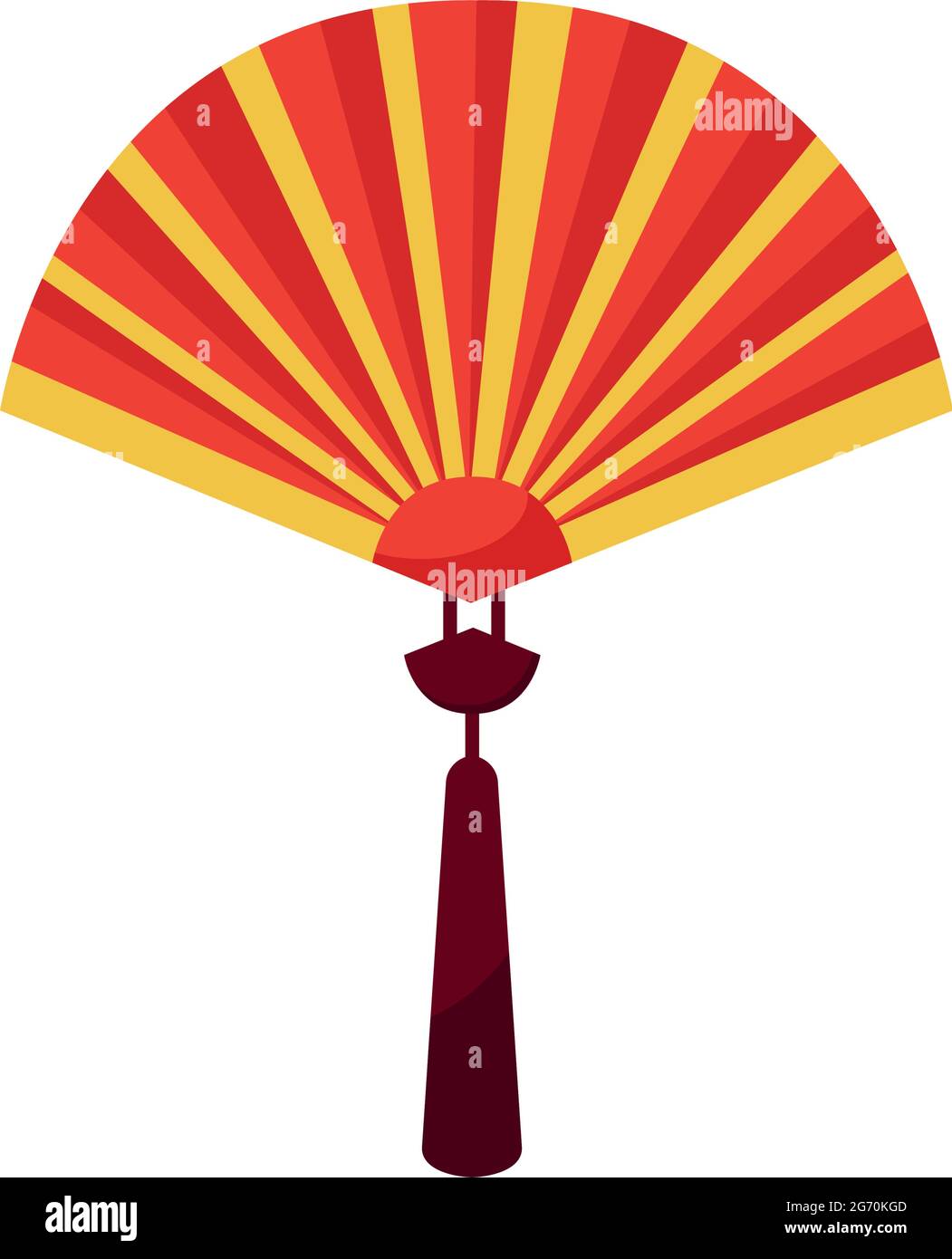 korean fan decoration Stock Vector Image & Art - Alamy