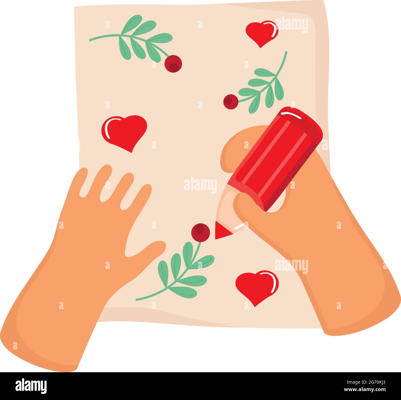 hands drawing in paper Stock Vector Image & Art - Alamy