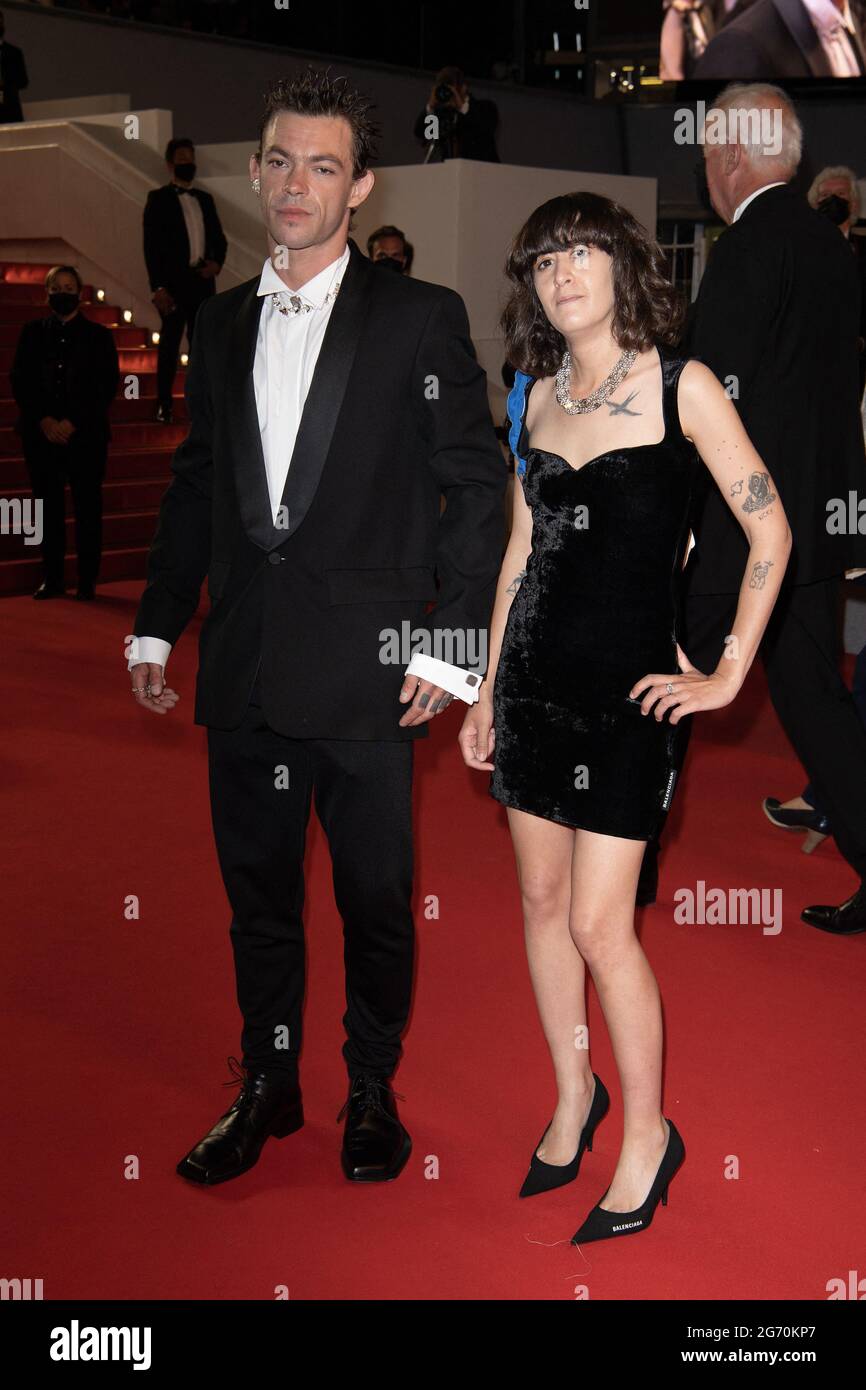 Cannes, France. 09th July, 2021. Felix Maritaud and guest attend the La ...