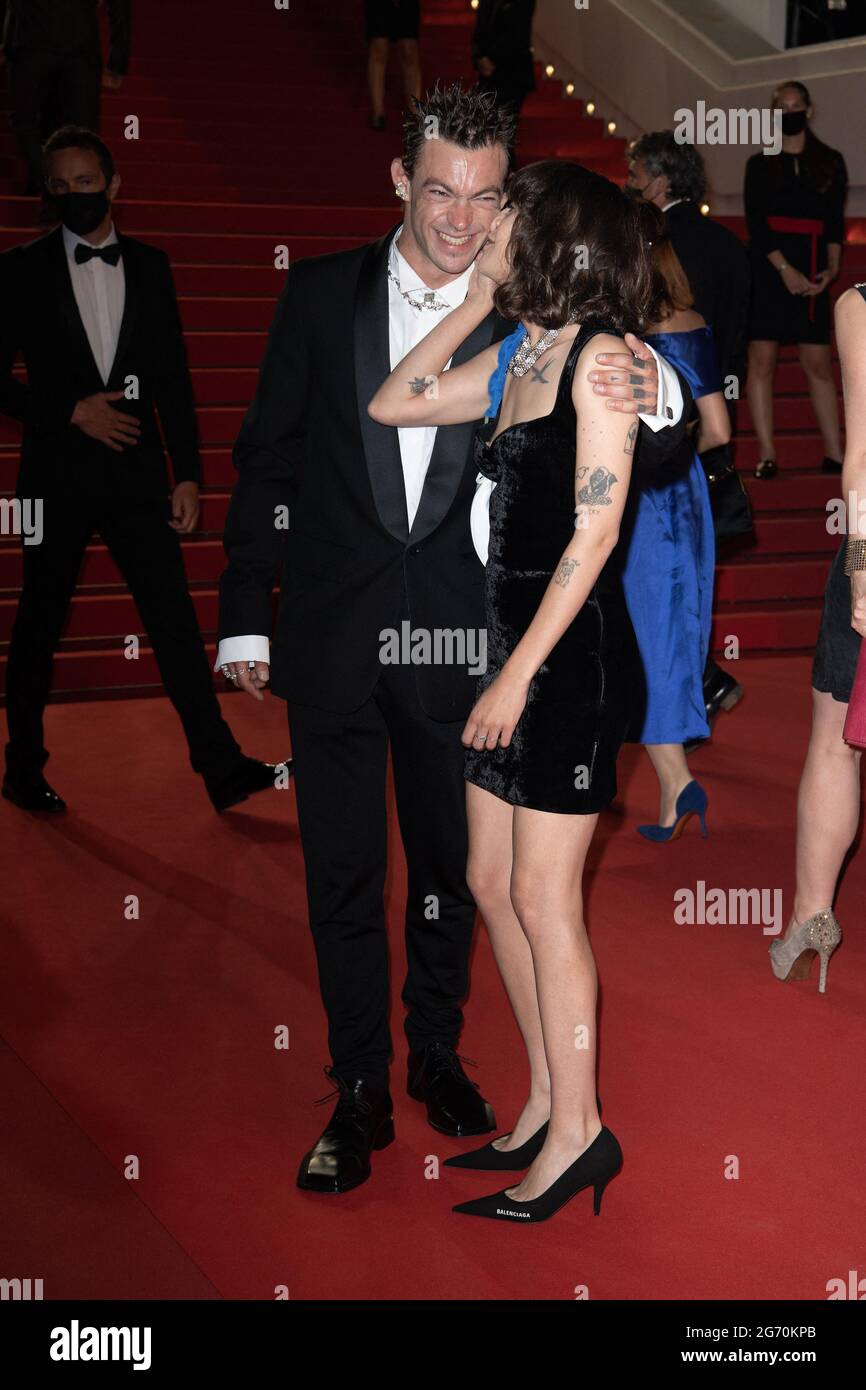Cannes, France. 09th July, 2021. Felix Maritaud and guest attend the La ...