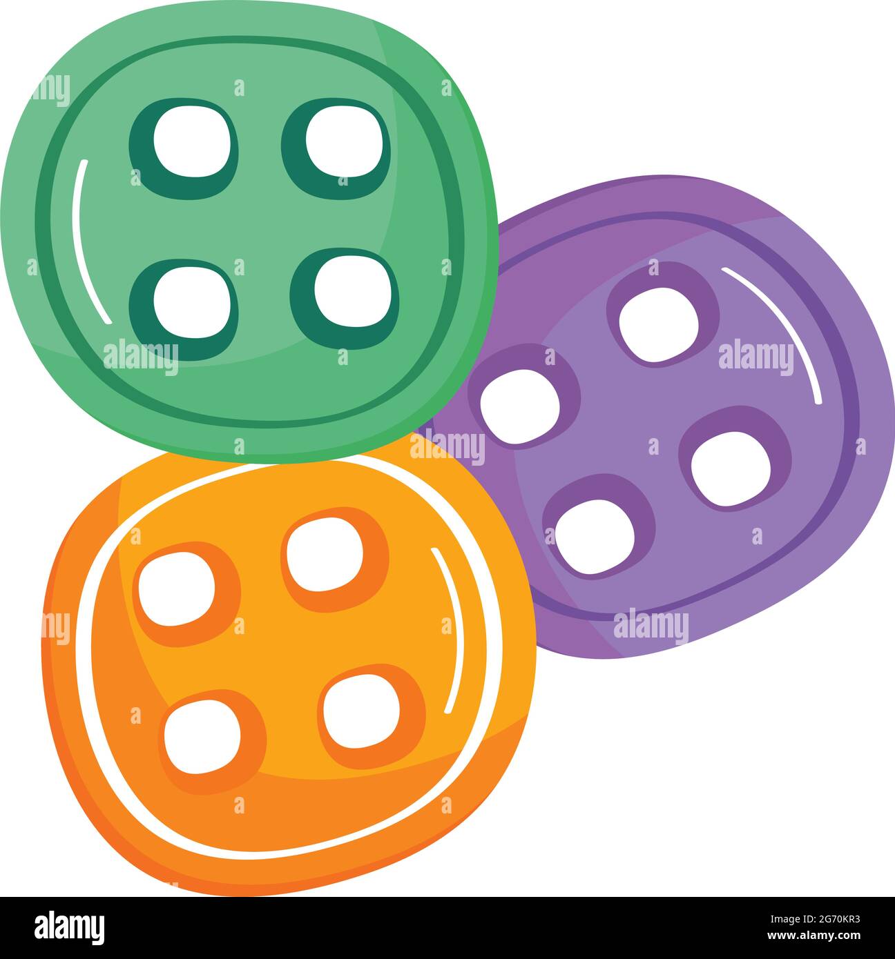buttons sewing accessories Stock Vector Image & Art - Alamy