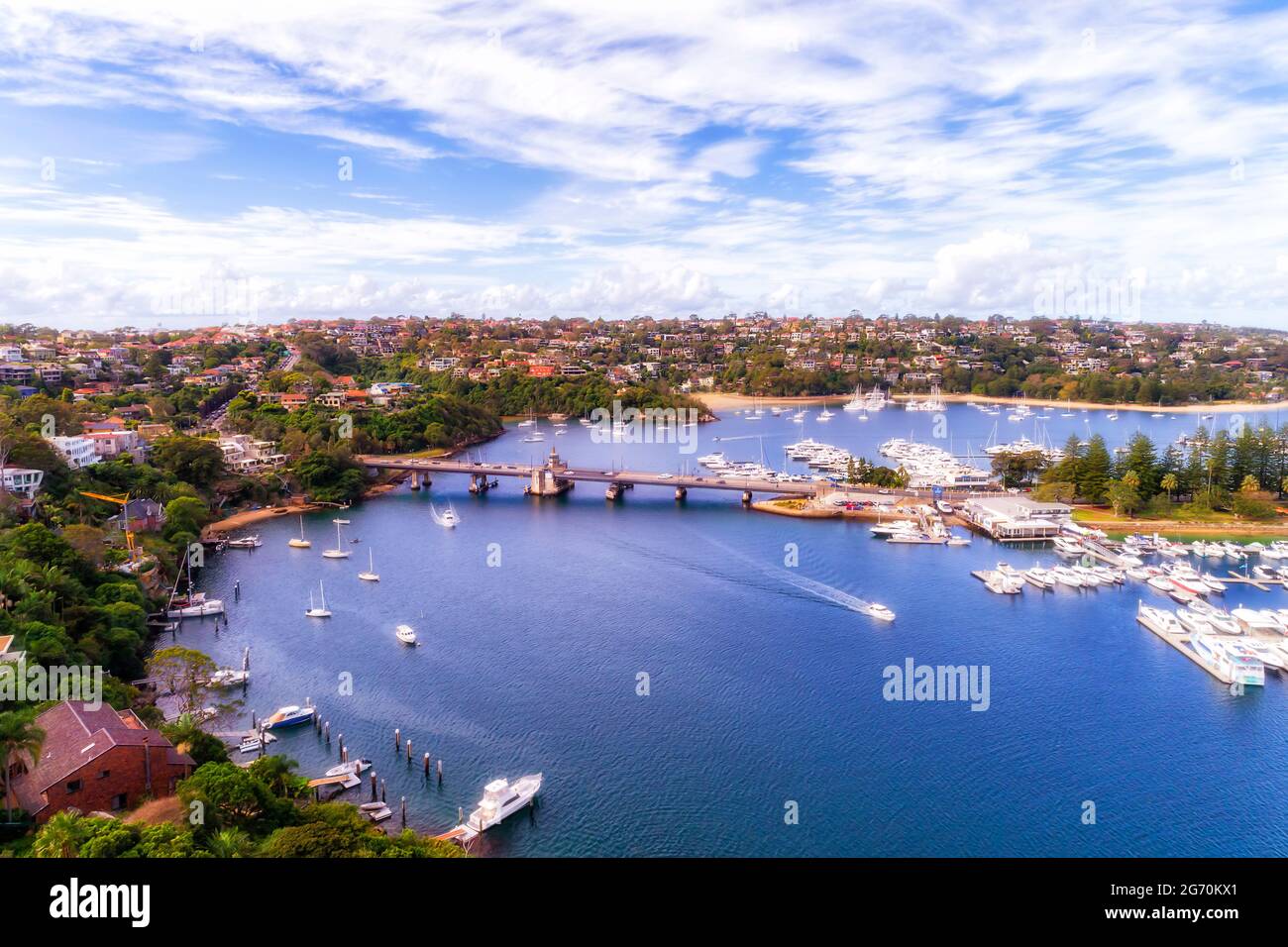 Aerial view of spit bridge hi-res stock photography and images - Alamy