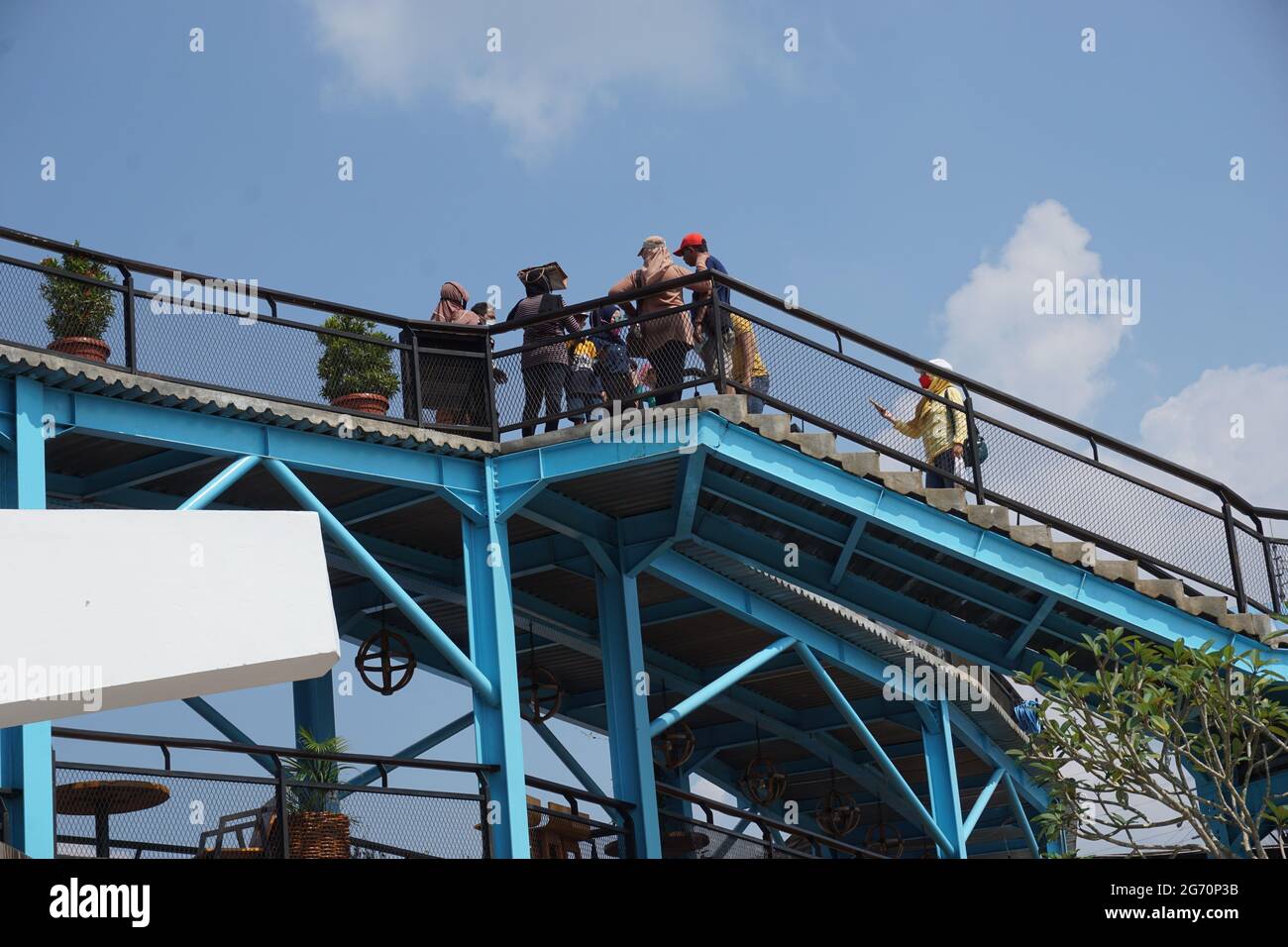 Gunung Kidul, Yogyakarta, Indonesia - 4th June, 2021 : The view of heha ...