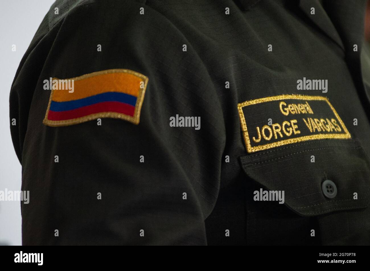 Bogota, Colombia. 09th July, 2021. Major General of Colombia's Police ...