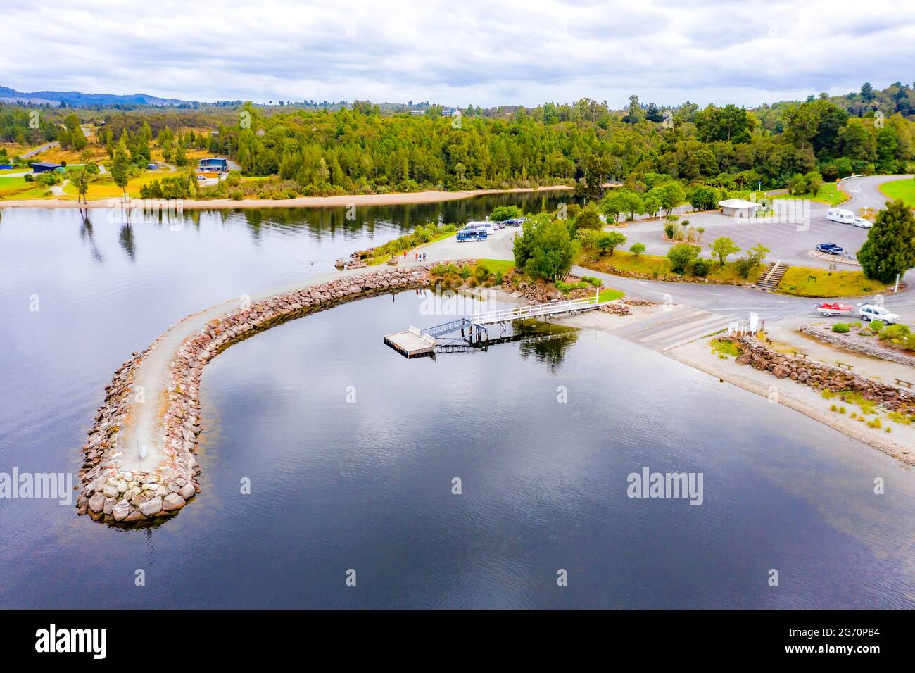 Lake Brunner New Zealand Stock Photo - Alamy