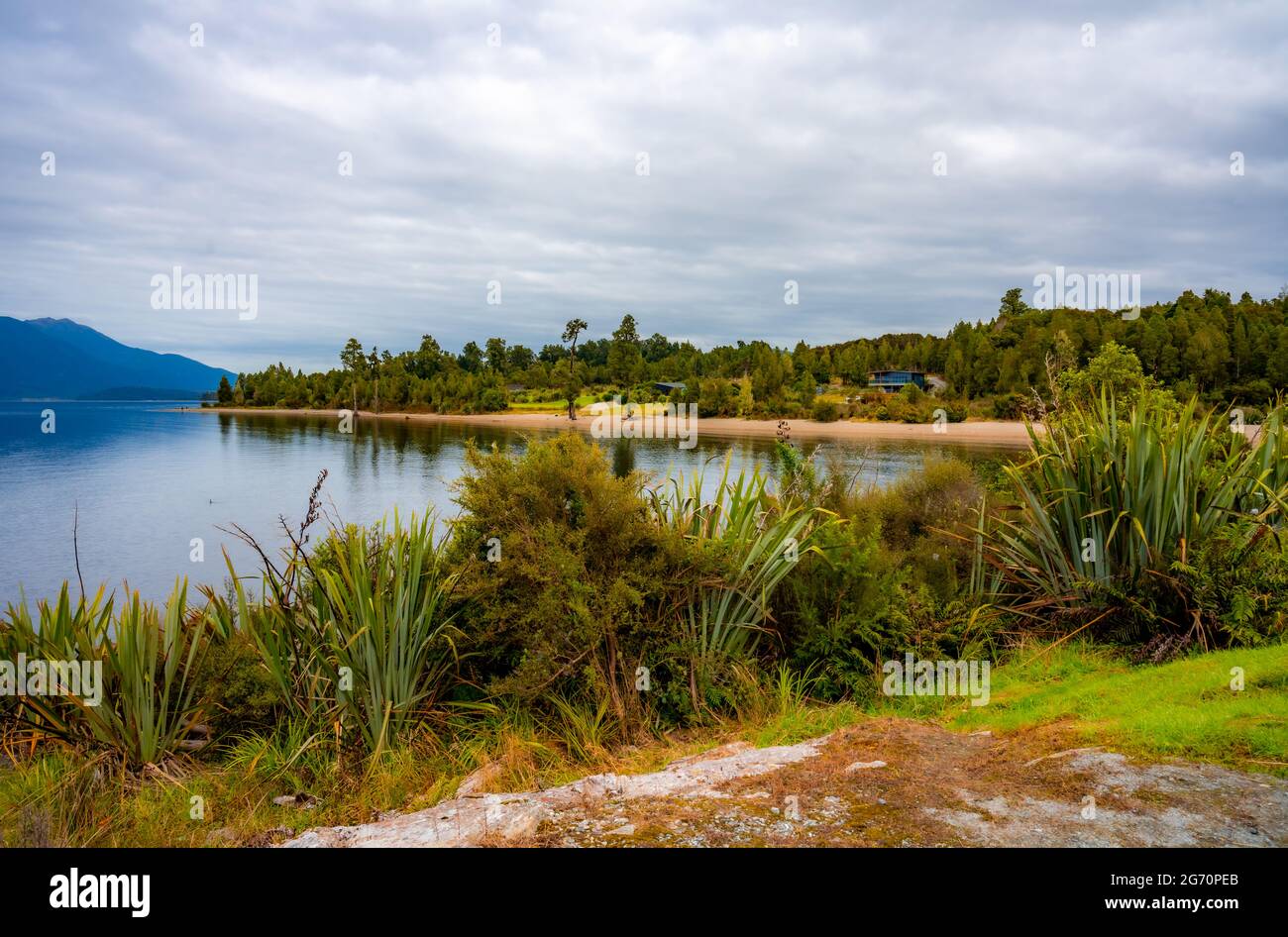 Lake Brunner New Zealand Stock Photo - Alamy