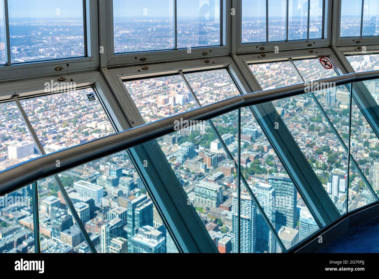 CN Tower Observation Point, Toronto, Canada Stock Photo - Alamy