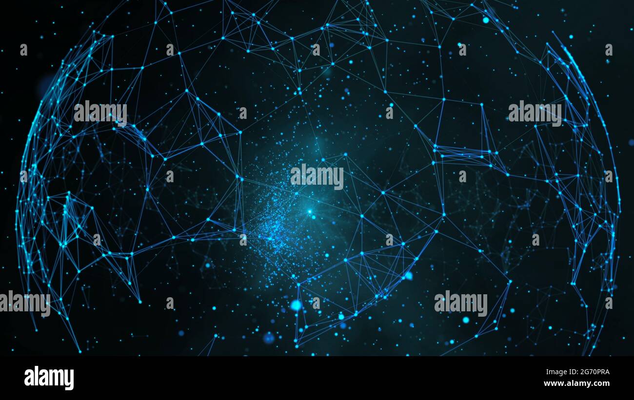 Futuristic digital earth globe lighting hi-res stock photography and ...