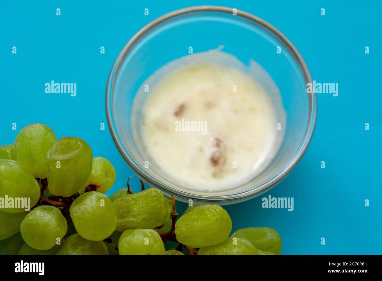 Firming Grape Face made out of green grapes and corn flour to improve ...