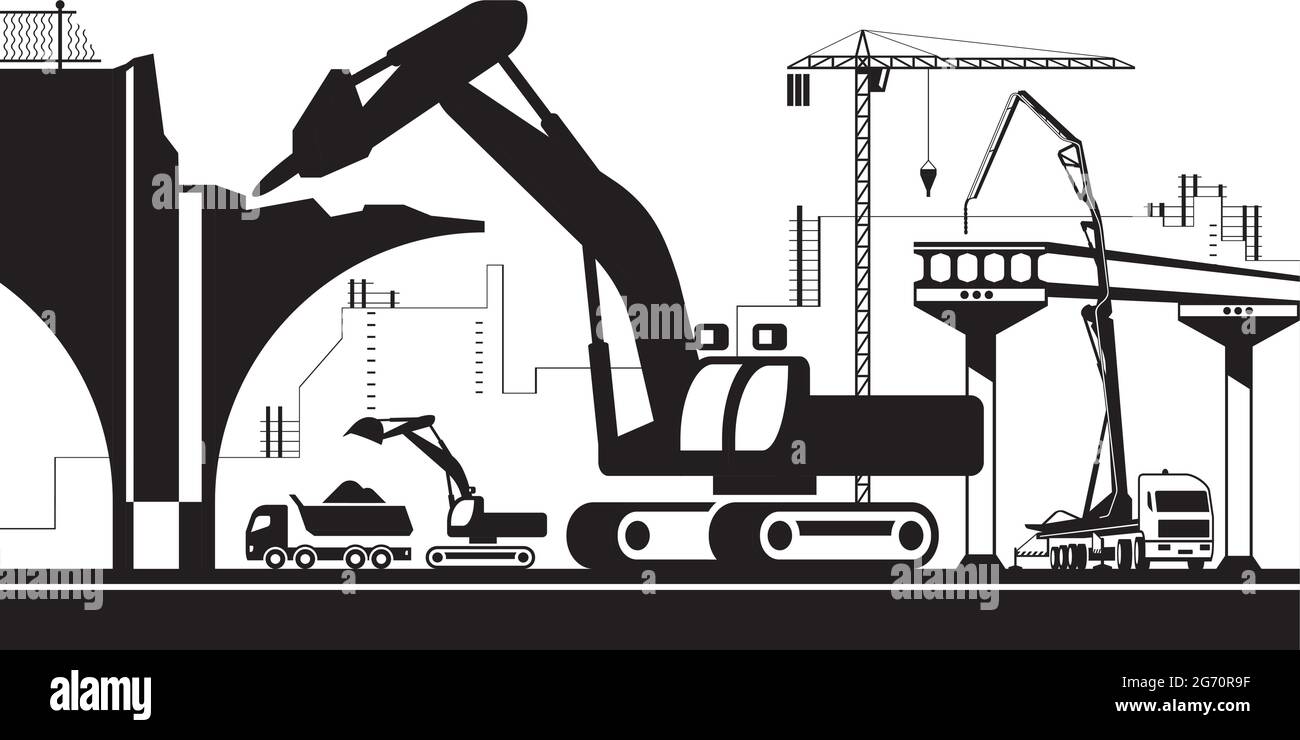 Demolition new Stock Vector Images - Alamy