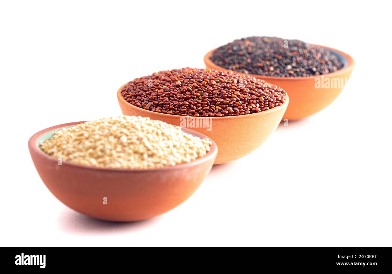 Quinoa three varieties hi-res stock photography and images - Alamy