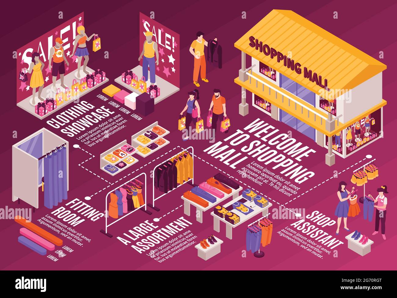 Display sale stands Stock Vector Images - Alamy