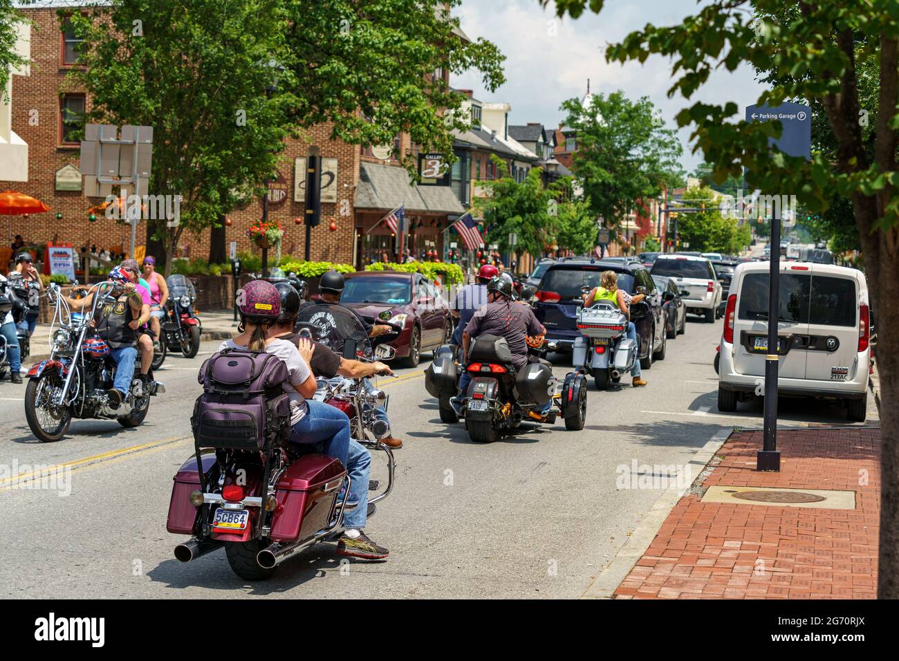 Pennsylvania, USA. 09th July, 2021. Gettysburg, PA, USA - July 9, 2021 ...
