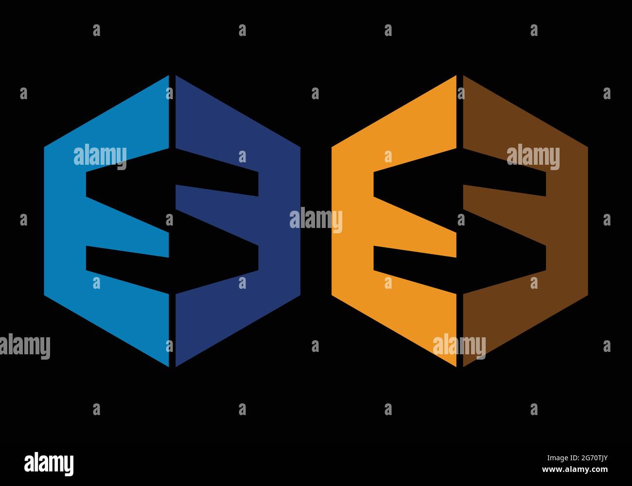 Ees logo design Stock Vector Images - Alamy