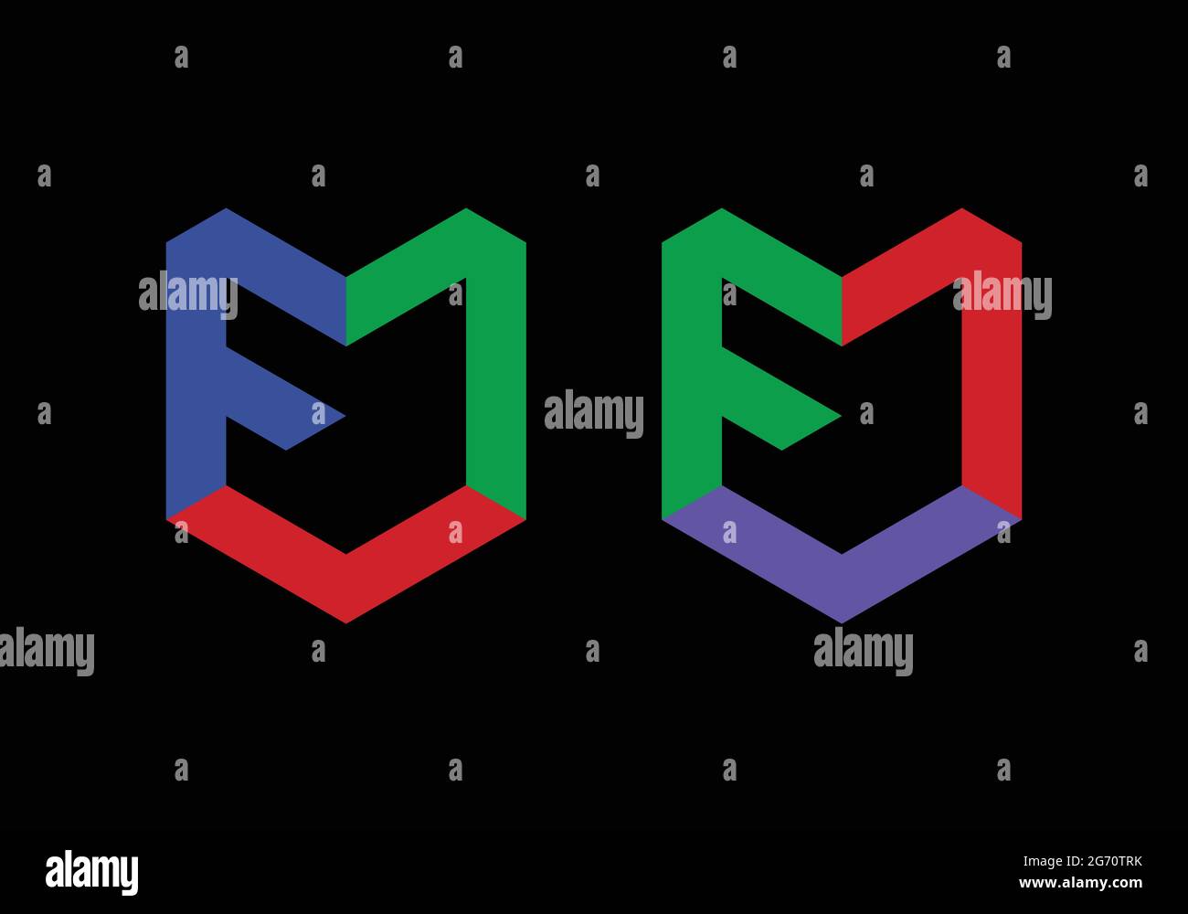 Initial Monogram Letter FMC Logo Design Vector Template F M C Letter ...