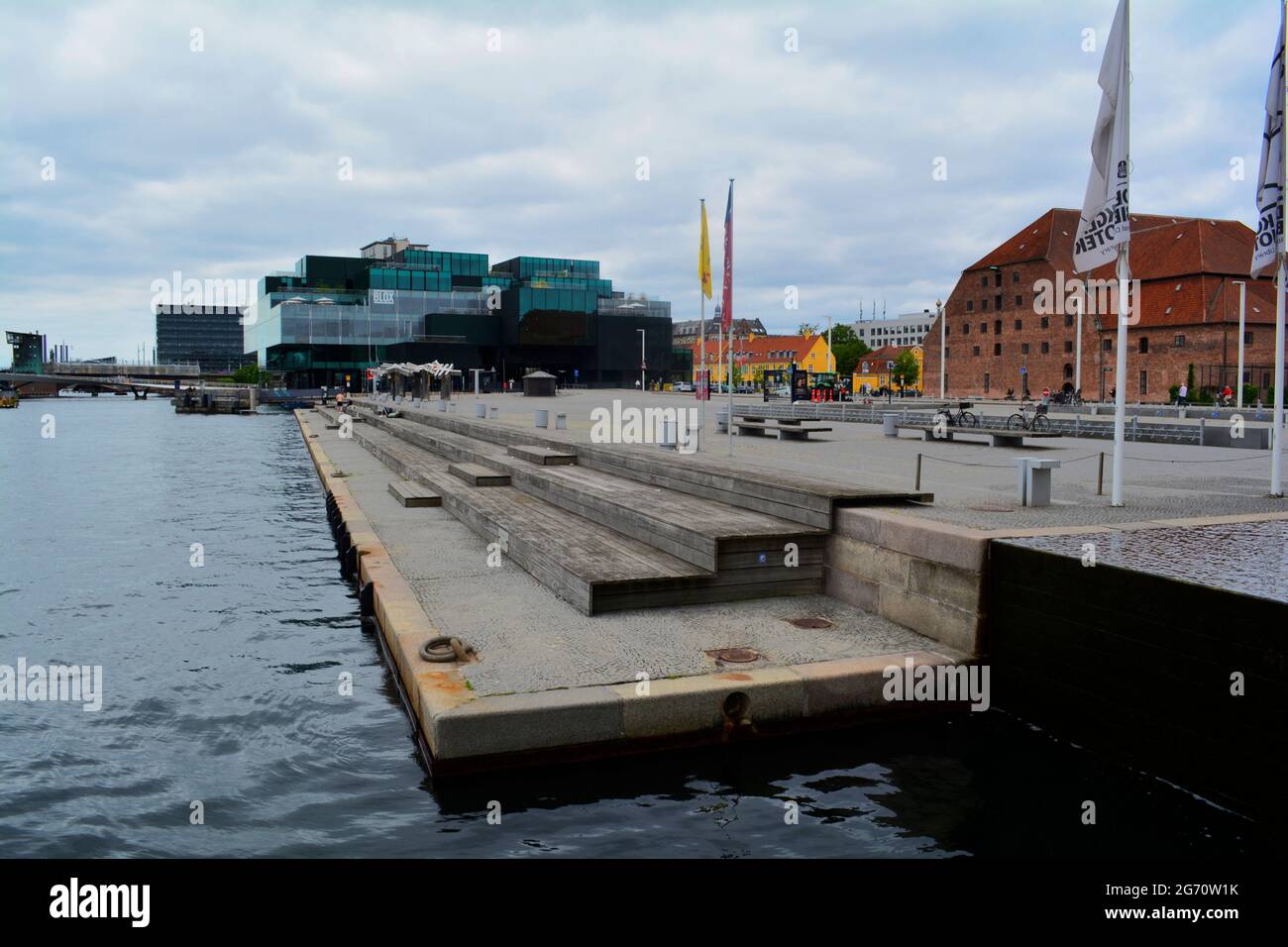 Copenhagen, Denmark - July, 2021: BLOX Building, a unique designed ...