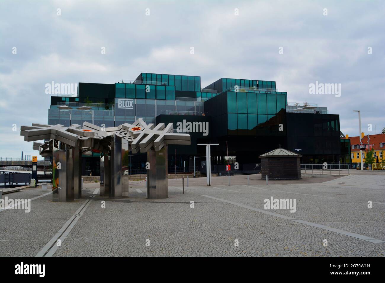 Copenhagen, Denmark - July, 2021: BLOX Building, a unique designed ...