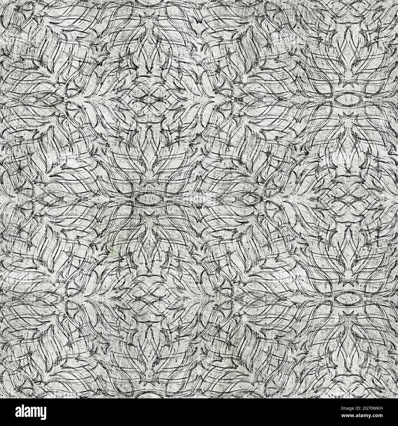 Seamless hand drawn pencil sketch pattern for surface print Stock Photo ...