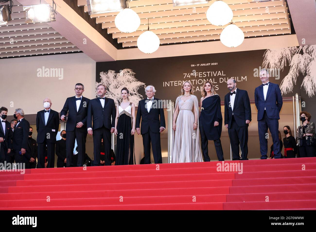 Cannes, France. 09th July, 2021. CANNES - JULY 09: Michel Merkt, David ...