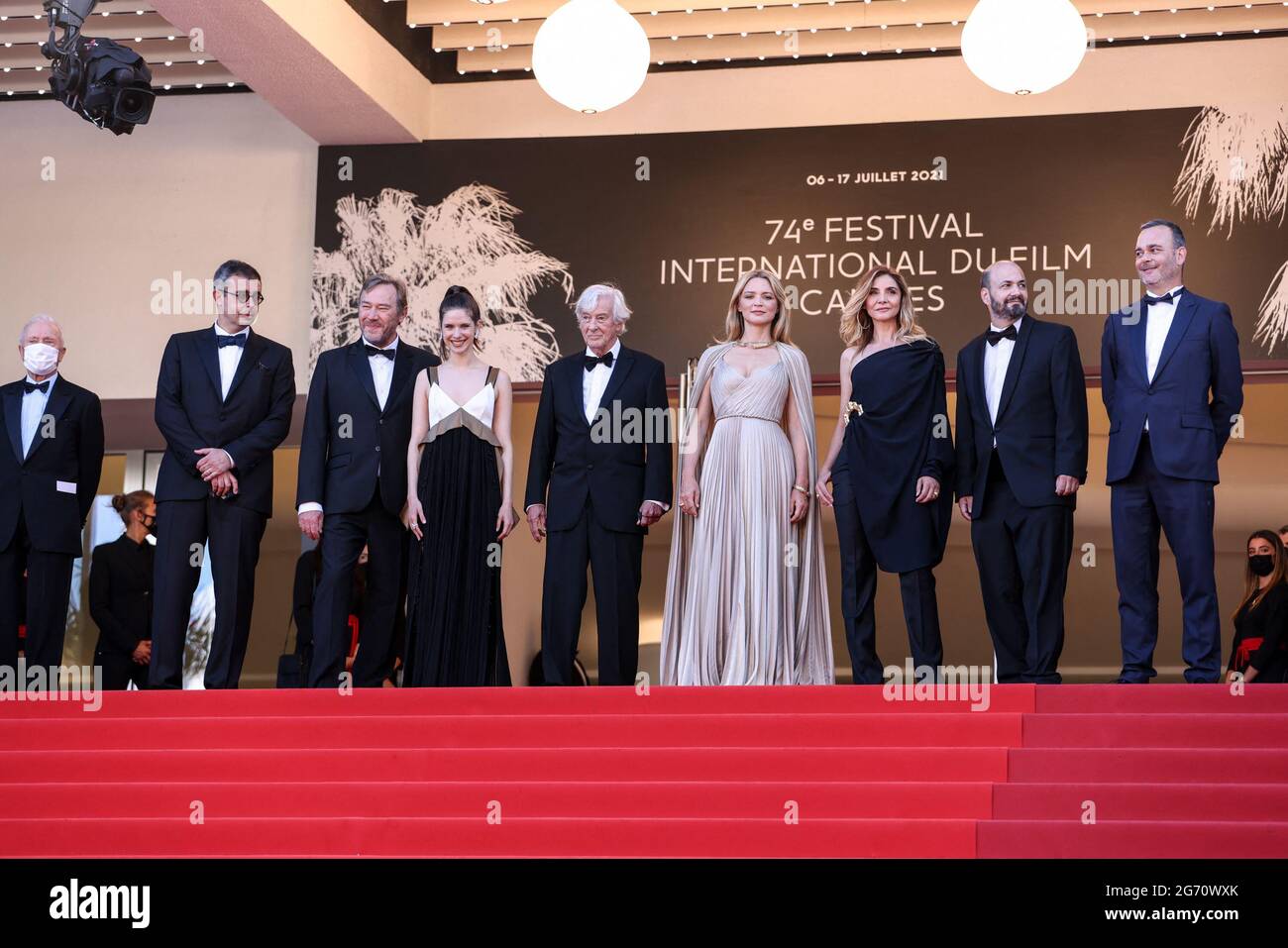 Cannes, France. 09th July, 2021. CANNES - JULY 09: Michel Merkt, David ...