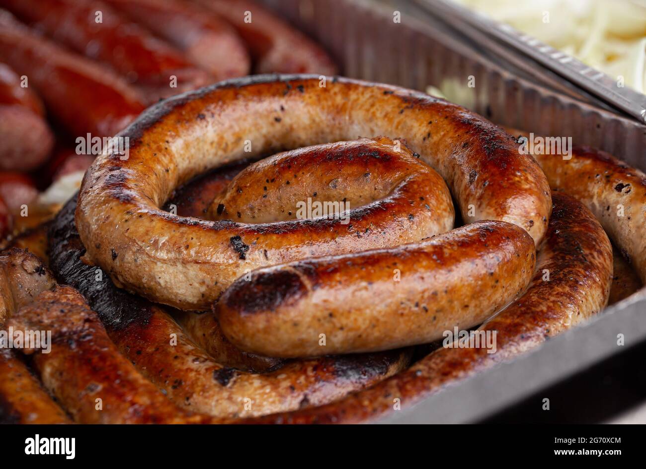 Barbecue sausage hi-res stock photography and images - Alamy