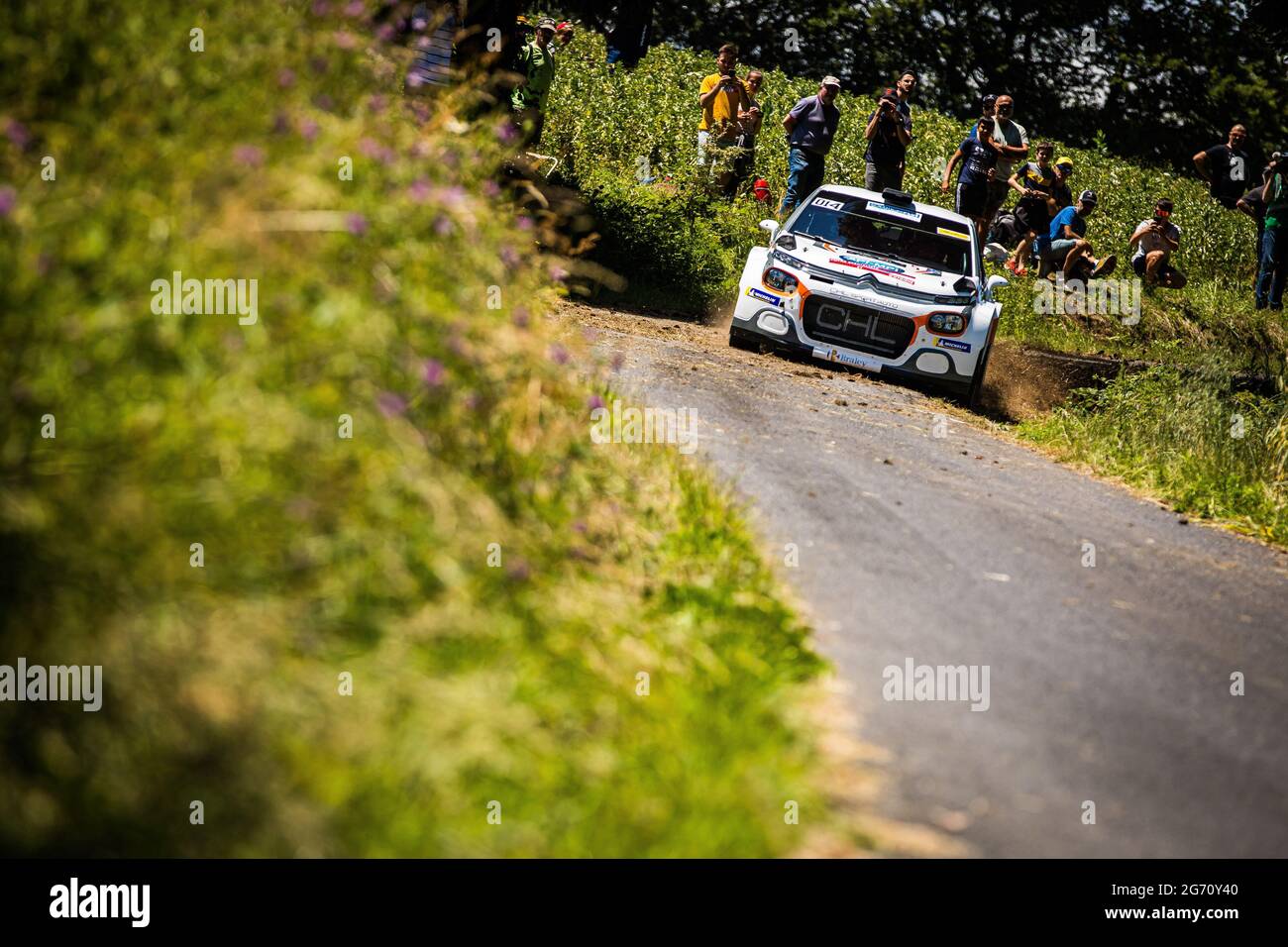 Rodez, France. 09th July, 2021. 14 LEDUC Vincent, GIRALDO Meryl, CHL ...