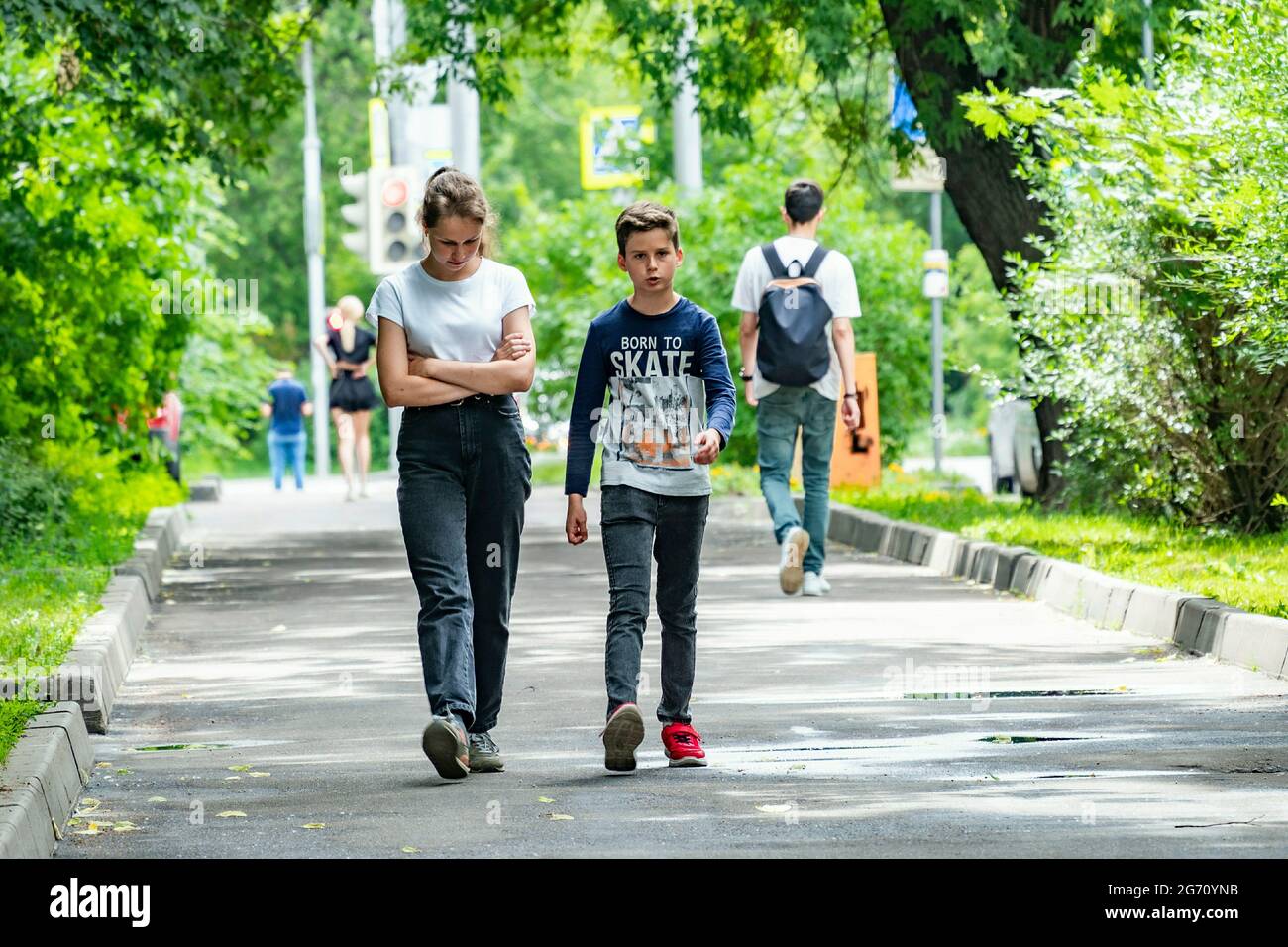 Moscow and Muscovites, Russia Stock Photo - Alamy