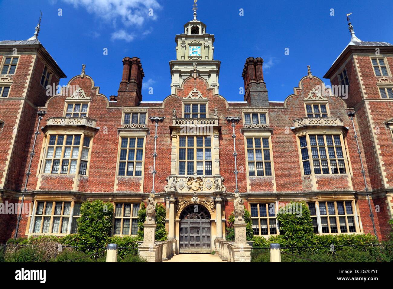 Blickling Hall, Jacobean mansion, 17th century, Norfolk, England Stock ...