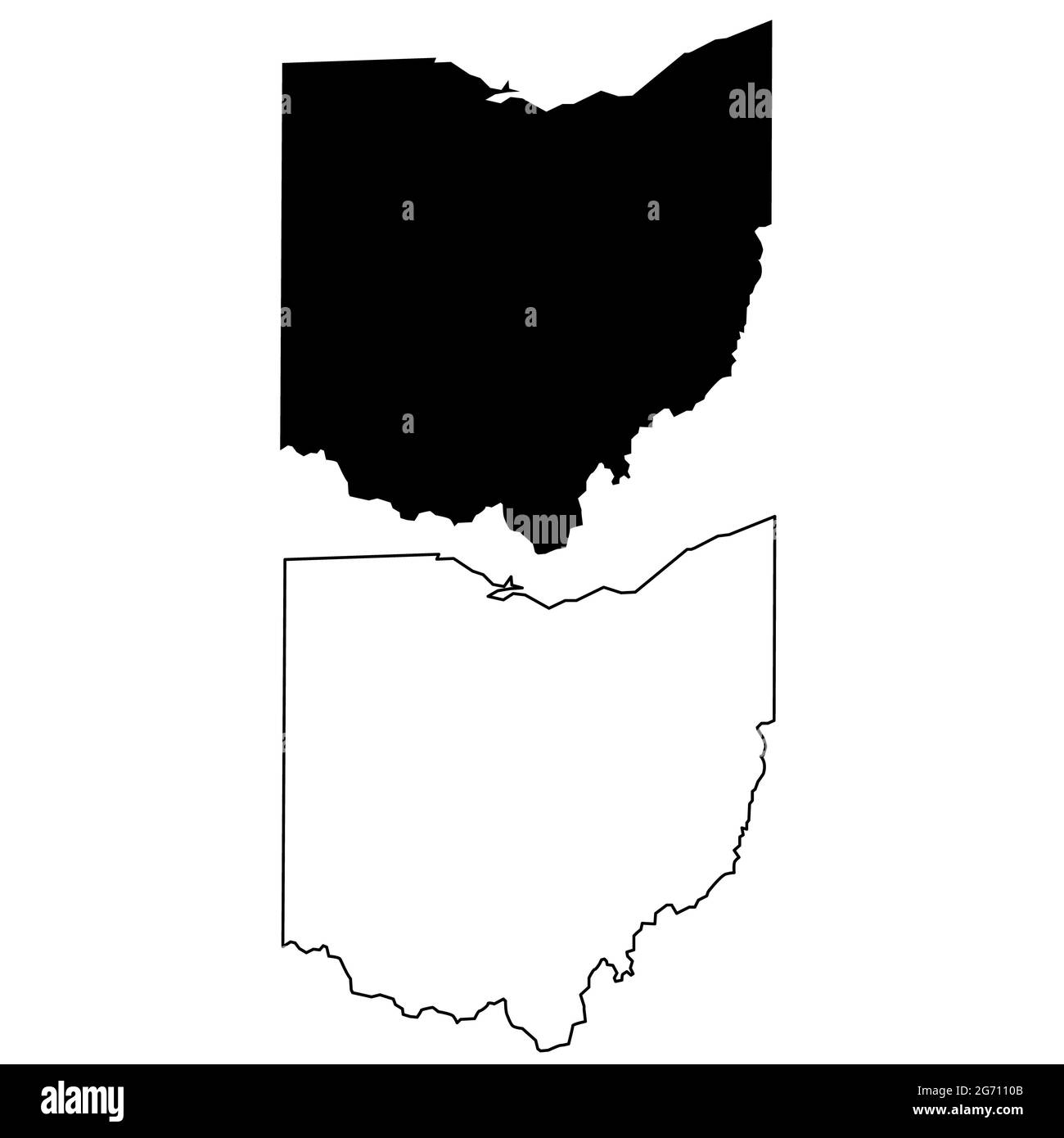 Ohio Shape Vector